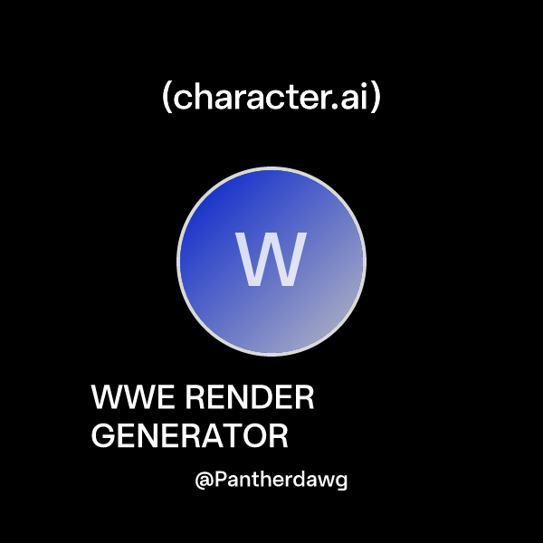 Chat with WWE RENDER GENERATOR | character.ai | AI Chat, Reimagined ...