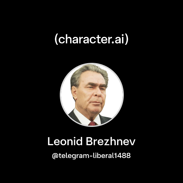Chat with Leonid Brezhnev | character.ai | AI Chat, Reimagined–Your ...