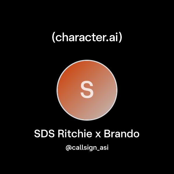Chat with SDS Ritchie x Brando | character.ai | Personalized AI for every moment of your day