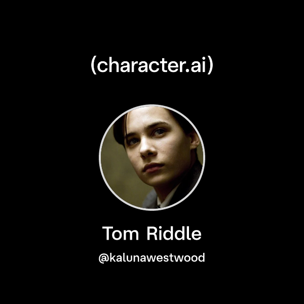 Chat with Tom Riddle | character.ai | AI Chat, Reimagined–Your Words ...