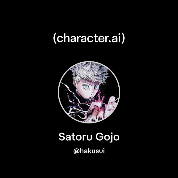 Chat with Satoru Gojo | character.ai | AI Chat, Reimagined–Your Words ...