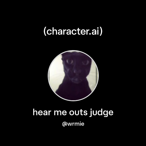 Chat with hear me outs judge | character.ai | AI Chat, Reimagined–Your Words. Your World.