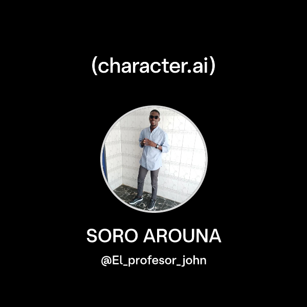 Chat with SORO AROUNA | character.ai | Personalized AI for every moment ...