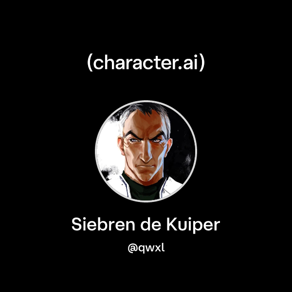 Chat with Siebren de Kuiper | character.ai | AI Chat, Reimagined–Your Words. Your World.