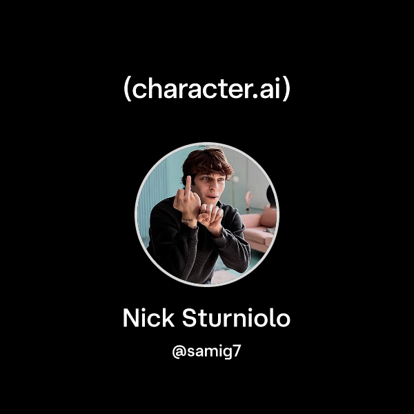 Chat with Nick Sturniolo | character.ai | Personalized AI for every ...