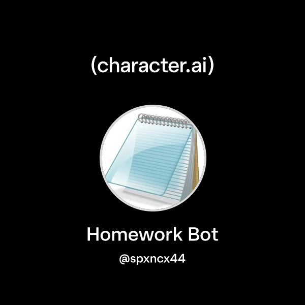 Chat with Homework Bot | character.ai | Personalized AI for every moment of your day