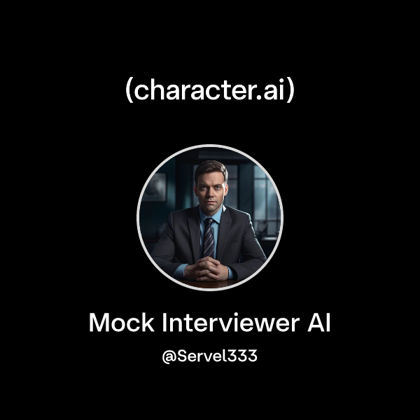 Chat with Mock Interviewer AI | character.ai | AI Chat, Reimagined–Your Words. Your World.