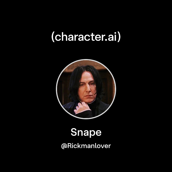 Chat with Snape | character.ai | Personalized AI for every moment of ...