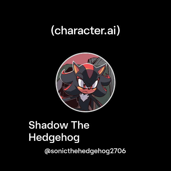 Chat with Shadow The Hedgehog | character.ai | AI Chat, Reimagined–Your ...