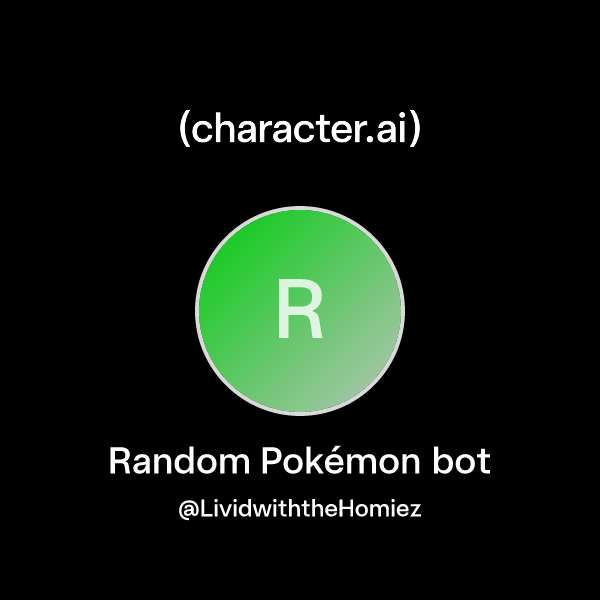 Chat with Random Pokémon bot | character.ai | Personalized AI for every moment of your day