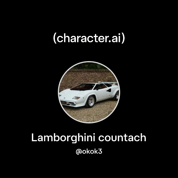 Chat with Lamborghini countach | character.ai | Personalized AI for ...