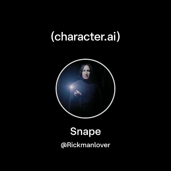 Chat with Snape | character.ai | Personalized AI for every moment of ...