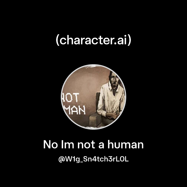 Chat with No Im not a human | character.ai | AI Chat, Reimagined–Your ...