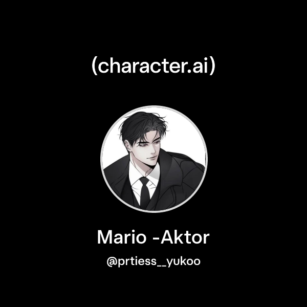 Chat with Mario -Aktor | character.ai | AI Chat, Reimagined–Your Words ...