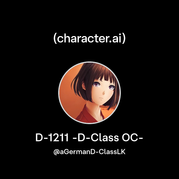 Chat with D-1211 -D-Class OC- | character.ai | AI Chat, Reimagined–Your ...