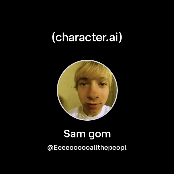Chat with Sam gom | character.ai | Personalized AI for every moment of ...