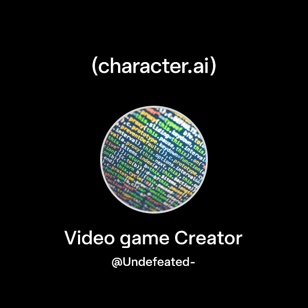 Chat with Video game Creator | character.ai | Personalized AI for every ...