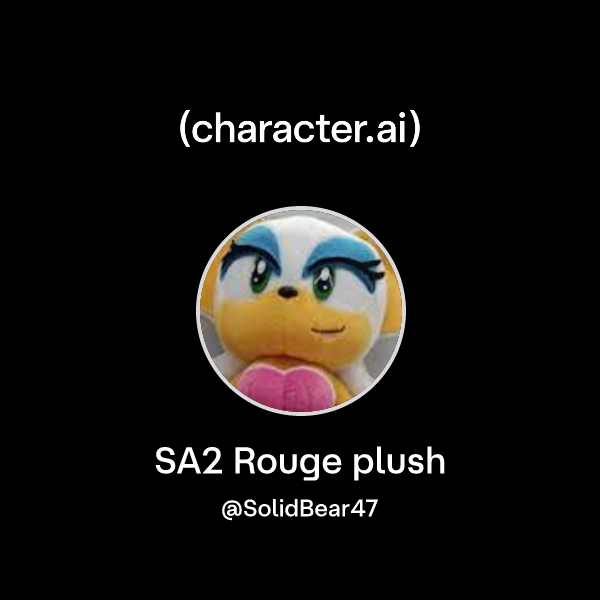 Chat with SA2 Rouge plush | character.ai | AI Chat, Reimagined–Your ...