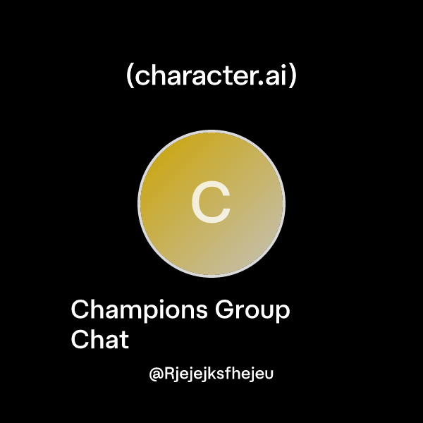 Chat with Champions Group Chat | character.ai | AI Chat, Reimagined ...
