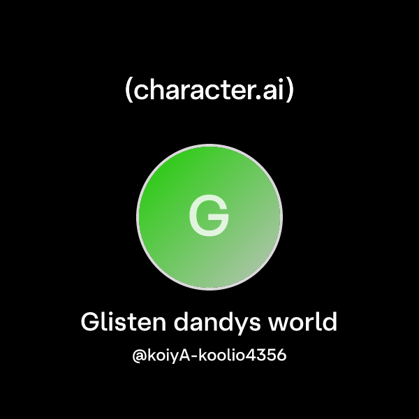 Chat with Glisten dandys world | character.ai | Personalized AI for ...