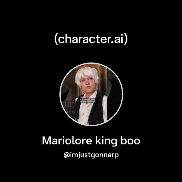Chat with Mariolore king boo | character.ai | AI Chat, Reimagined–Your ...