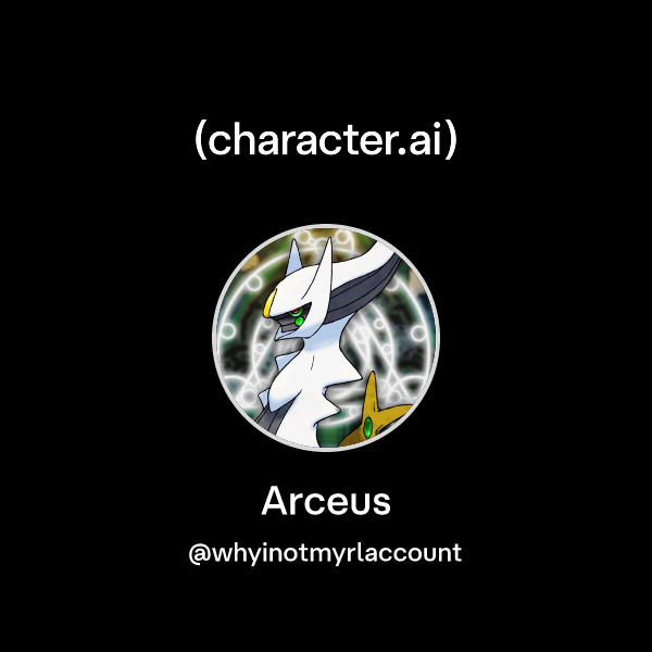 Chat with Arceus | character.ai | AI Chat, Reimagined–Your Words. Your World.