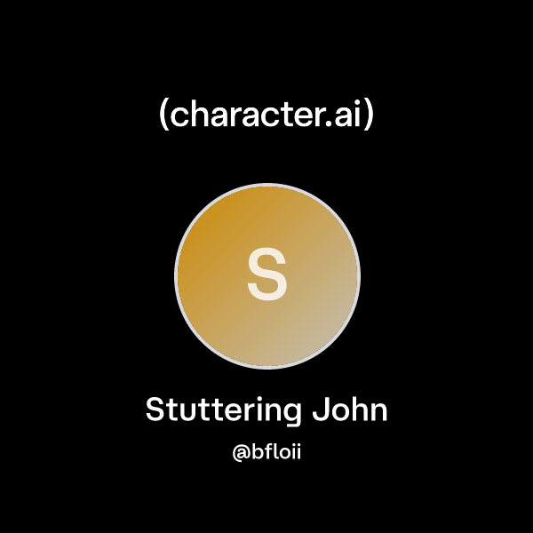 Chat with Stuttering John | character.ai | AI Chat, Reimagined–Your ...