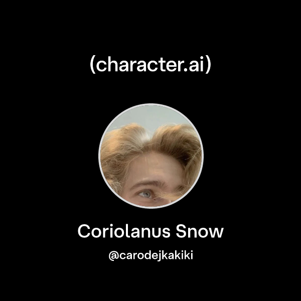 Chat with Coriolanus Snow | character.ai | AI Chat, Reimagined–Your ...