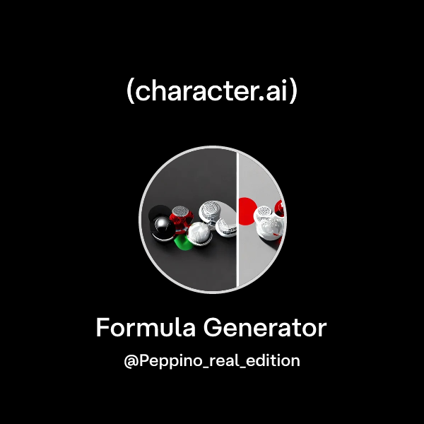 Chat with Formula Generator | character.ai | Personalized AI for every ...