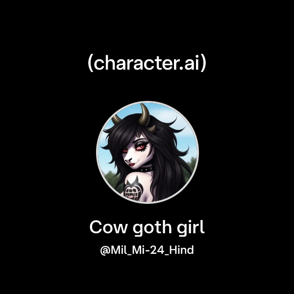 Chat with Cow goth girl | character.ai | AI Chat, Reimagined–Your Words ...