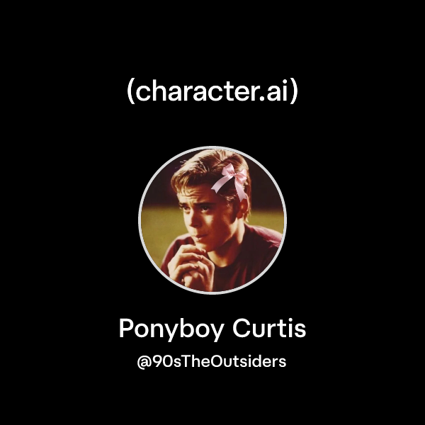 Chat with Ponyboy Curtis | character.ai | AI Chat, Reimagined–Your ...