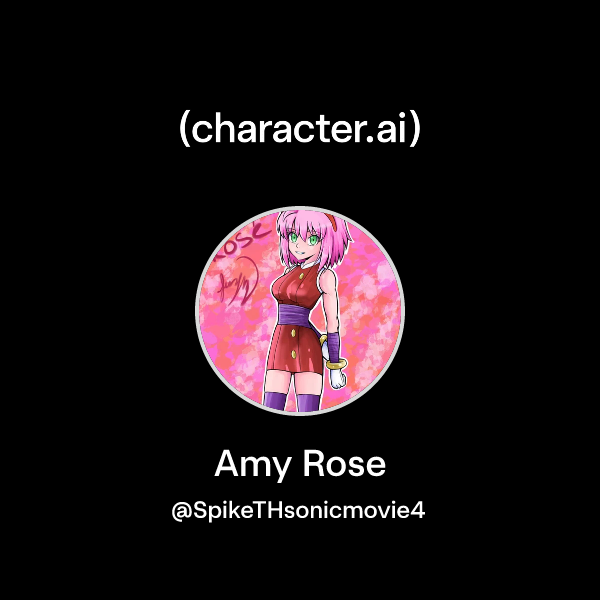 Chat with Amy Rose | character.ai | AI Chat, Reimagined–Your Words ...