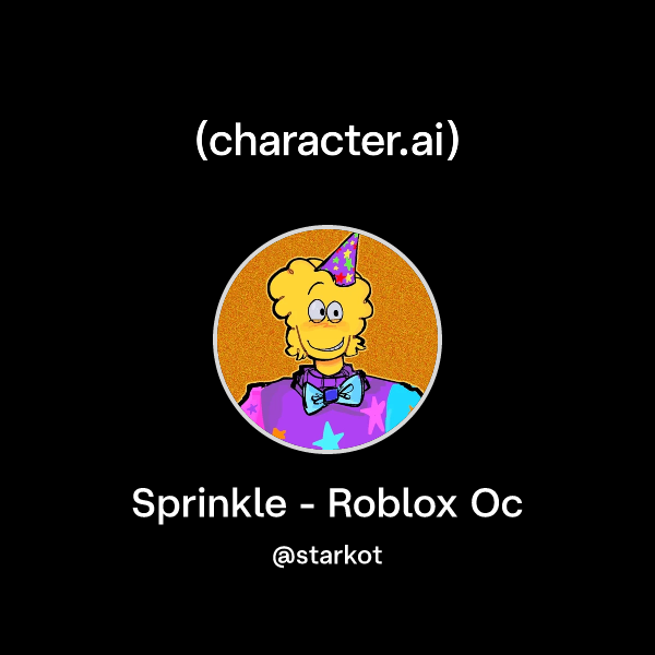 Chat with Sprinkle - Roblox Oc | character.ai | AI Chat, Reimagined ...