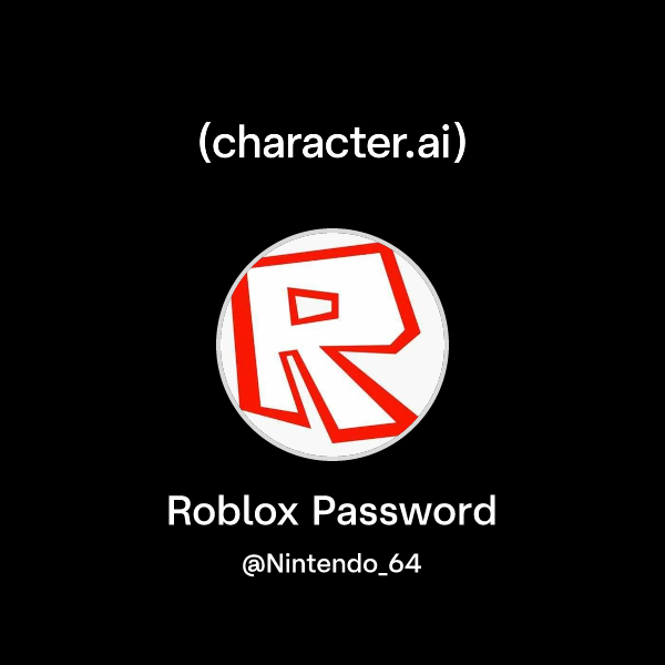 Chat with Roblox Password | character.ai | AI Chat, Reimagined–Your Words. Your World.