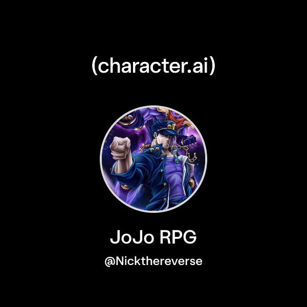 Chat with JoJo RPG | character.ai | AI Chat, Reimagined–Your Words ...