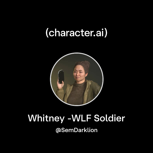 Chat with Whitney -WLF Soldier | character.ai | AI Chat, Reimagined ...
