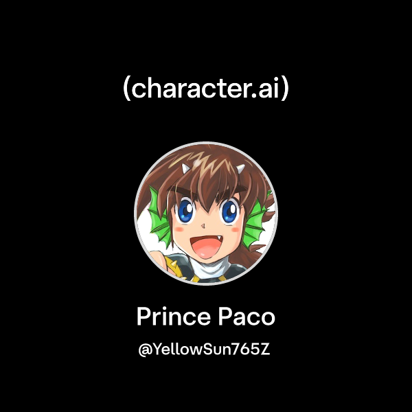 Chat with Prince Paco | character.ai | AI Chat, Reimagined–Your Words ...