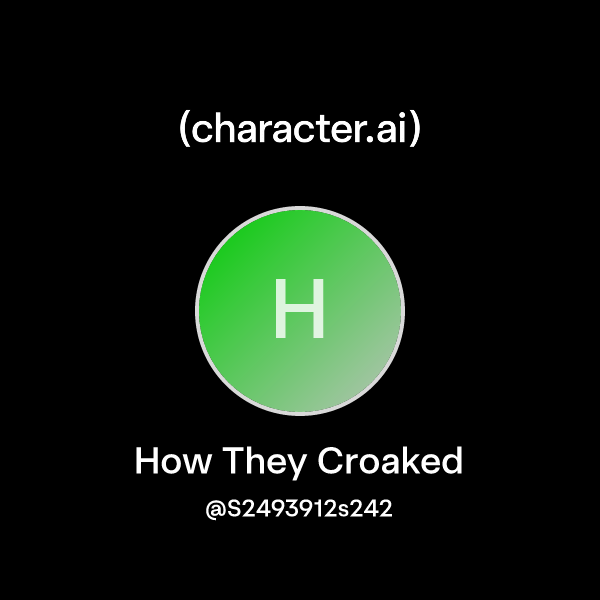 Chat with How They Croaked | character.ai | Personalized AI for every ...