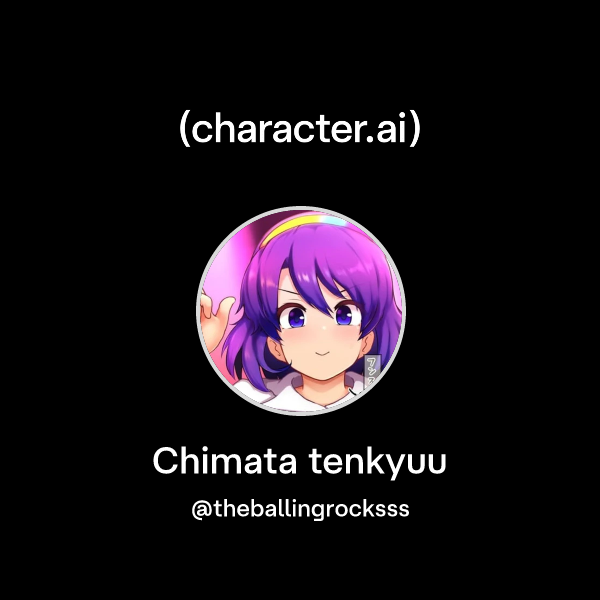 Chat with Chimata tenkyuu | character.ai | Personalized AI for every ...