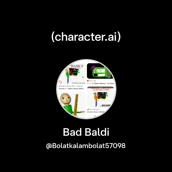 Chat with Bad Baldi | character.ai | AI Chat, Reimagined–Your Words ...