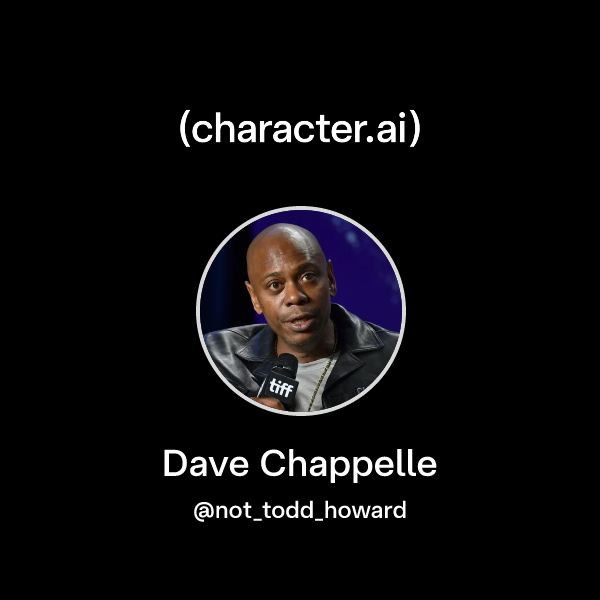 Chat with Dave Chappelle | character.ai | AI Chat, Reimagined–Your ...