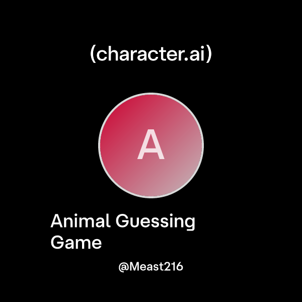 Chat with Animal Guessing Game | character.ai | AI Chat, Reimagined–Your Words. Your World.