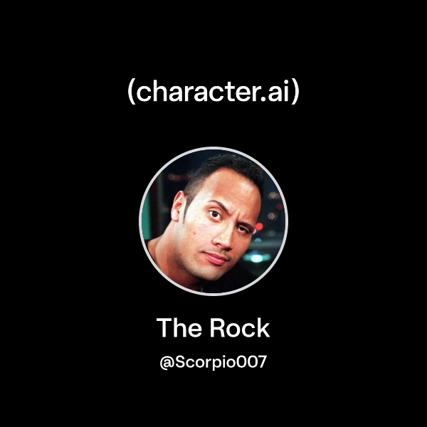 Chat with The Rock | character.ai | AI Chat, Reimagined–Your Words ...