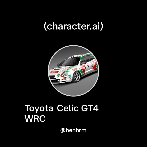 Chat with Toyota Celic GT4 WRC | character.ai | Personalized AI for ...