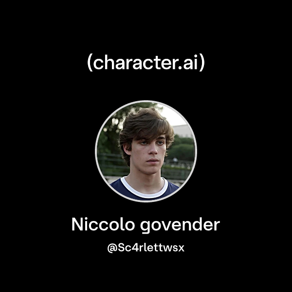 Chat with Niccolo govender | character.ai | AI Chat, Reimagined–Your ...
