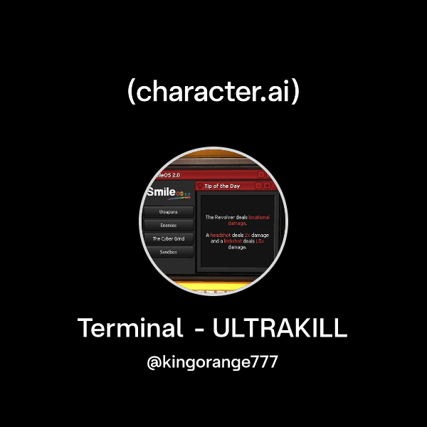 Chat with Terminal - ULTRAKILL | character.ai | AI Chat, Reimagined ...