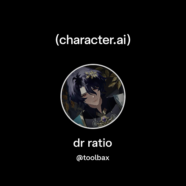 Chat with dr ratio | character.ai | AI Chat, Reimagined–Your Words ...