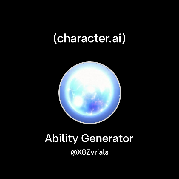 Chat with Ability Generator | character.ai | AI Chat, Reimagined–Your ...