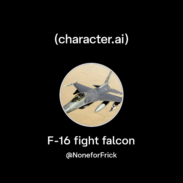 Chat with F-16 fight falcon | character.ai | Personalized AI for every ...
