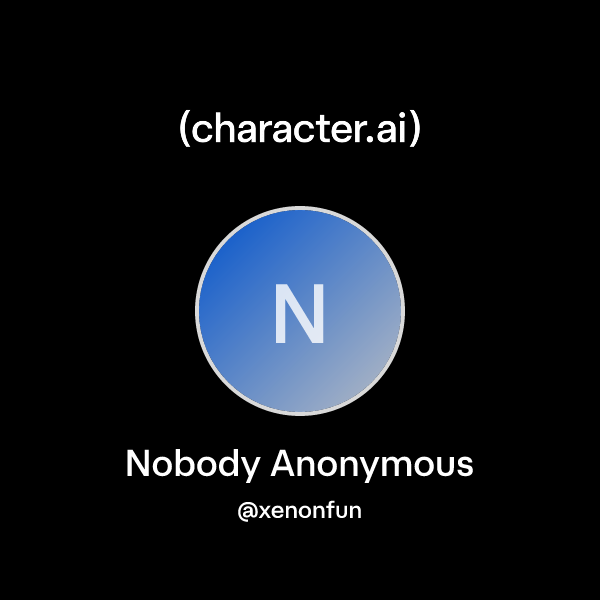 Chat with Nobody Anonymous | character.ai | AI Chat, Reimagined–Your ...